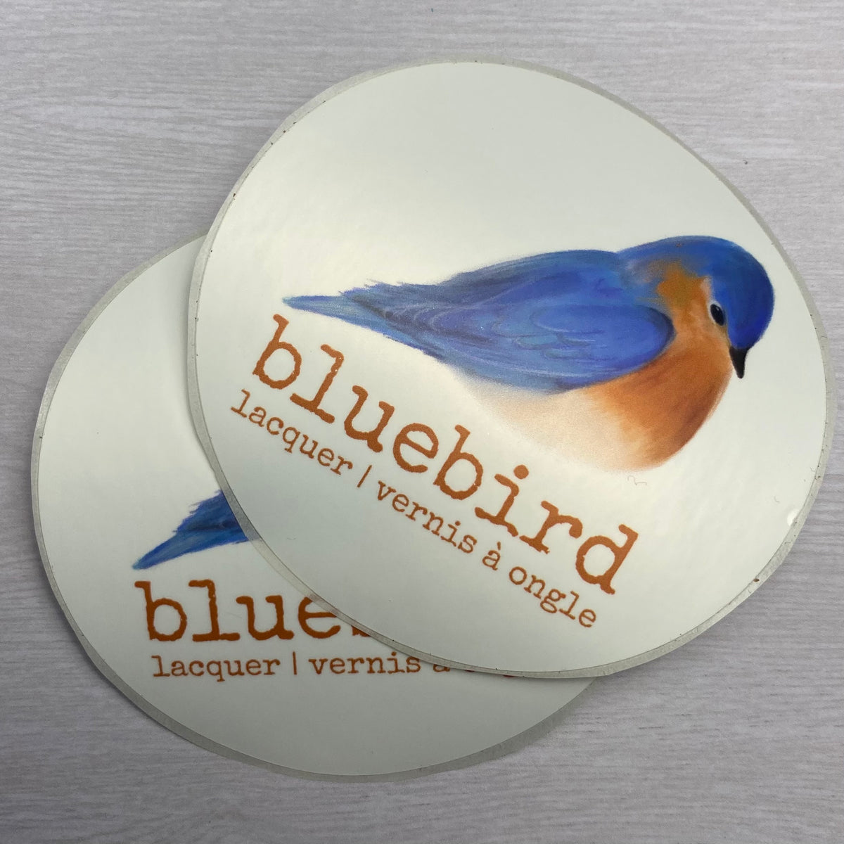 Bluebird Sticker - 3" Round – Bluebird Lacquer